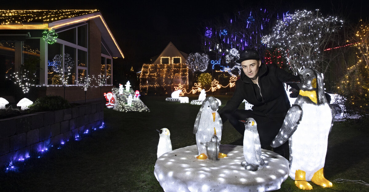 Julelys i haven udviklede sig til stor attraktion